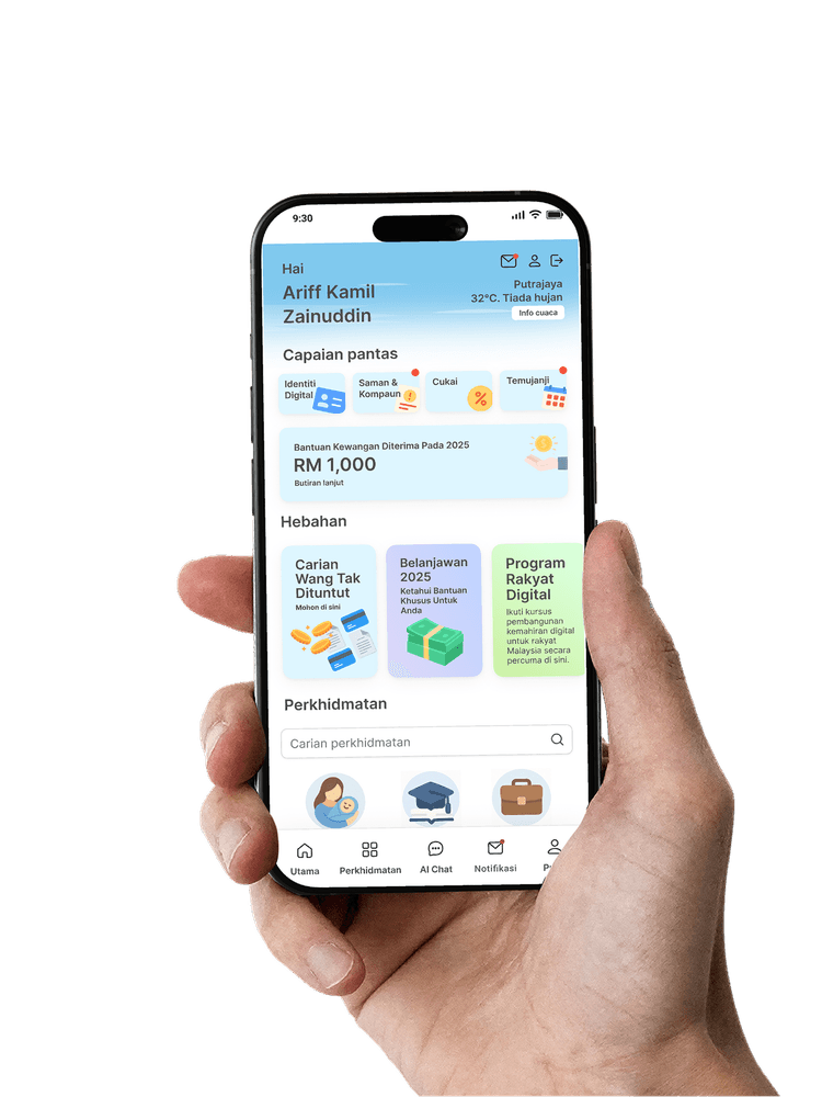 MyGOV Malaysia - Aplikasi Pusat Sehenti Digital Perkhidmatan Kerajaan ...